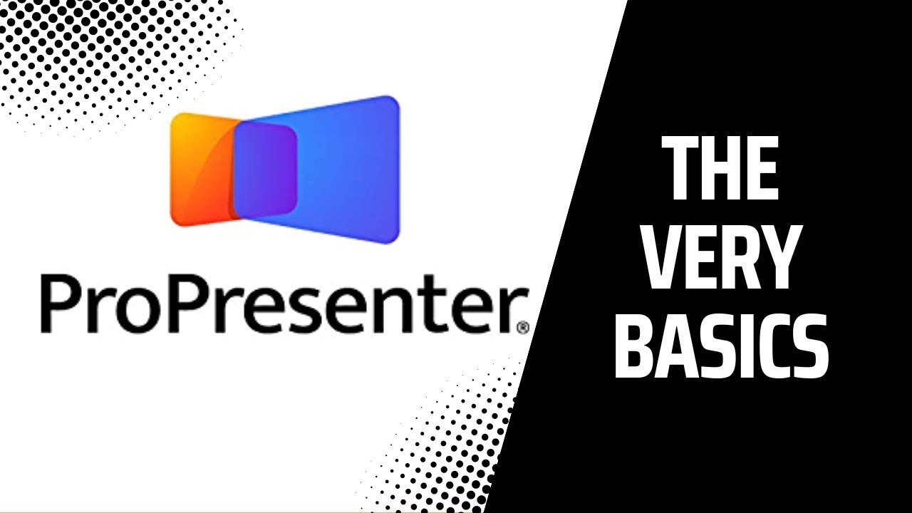 ProPresenter Basics - YouTube