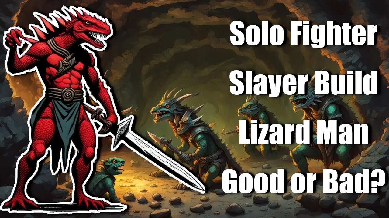 Is Lizard Man Slayer Fighter GOOD? | Dark and Darker | Lizard Man ...