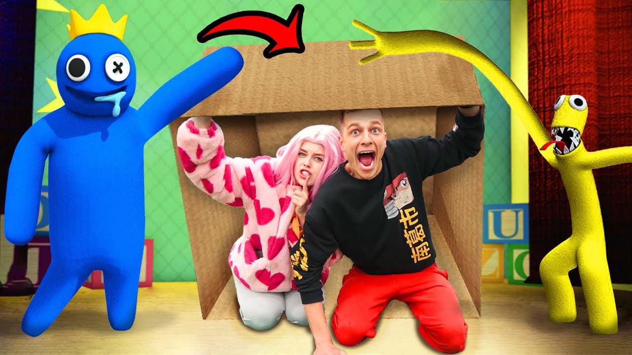 RAINBOW FRIENDS found us in REAL LIFE !!! - YouTube