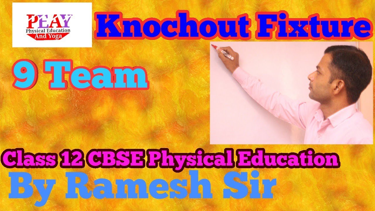 knockout Tournament Fixture 9 Team || knockout Fixture odd Number ...