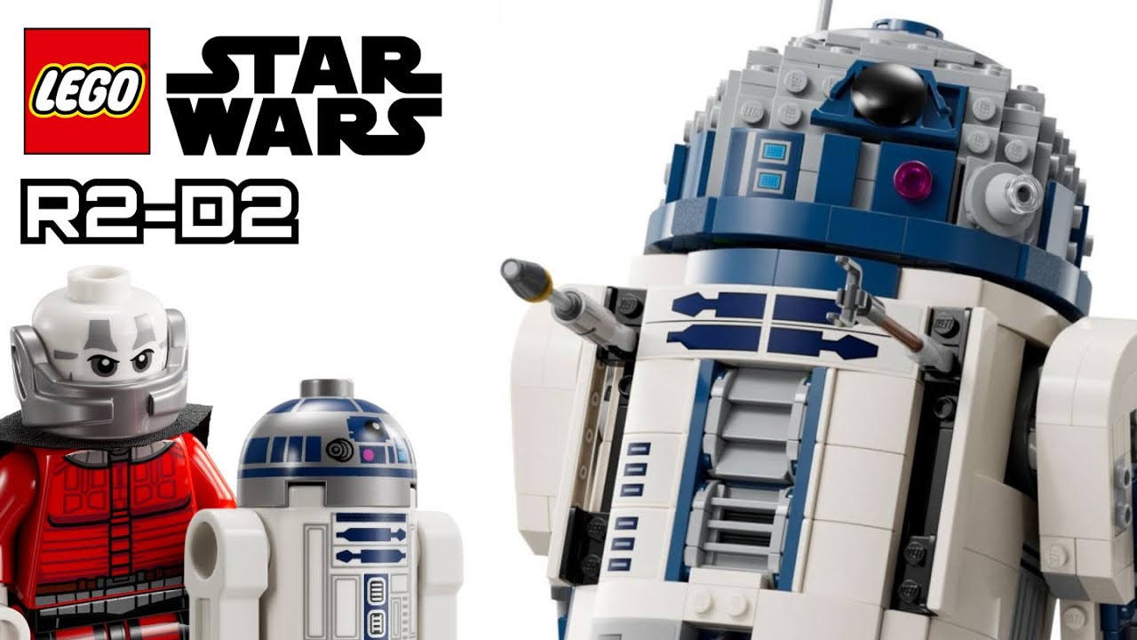 Excelente para exhibición! LEGO STAR WARS R2-D2 REVISIÓN | Set 75379 ...