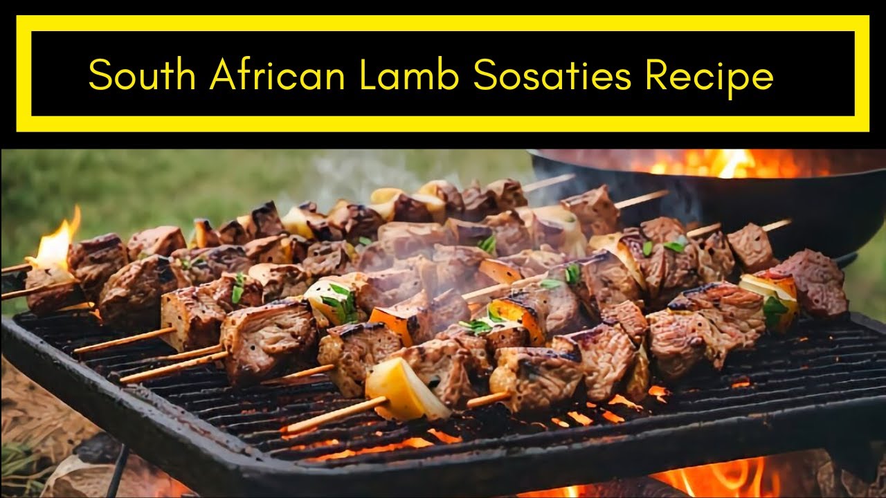 South African Lamb Sosaties Recipe - YouTube