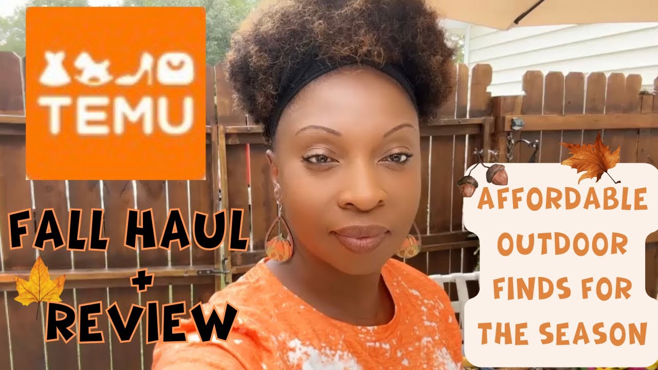 TEMU Fall 🍂 Haul & Review|Affordable Outdoor Finds For The Season 🍁 ...
