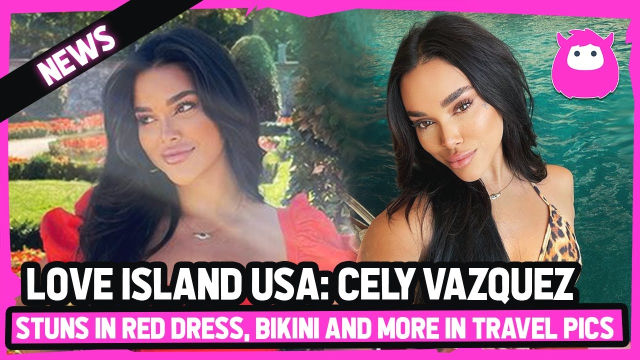 Love Island USA Star Cely Vazquez Stuns in Gorgeous Red Dress & Bikini ...