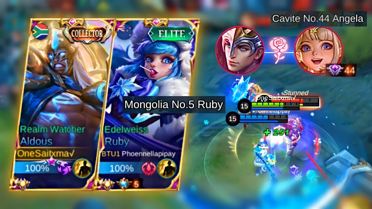 ALDOUS MET TOP 5 SUPREME RUBY IN RANK🔥| ALDOUS OFFLANE ROTATION ...