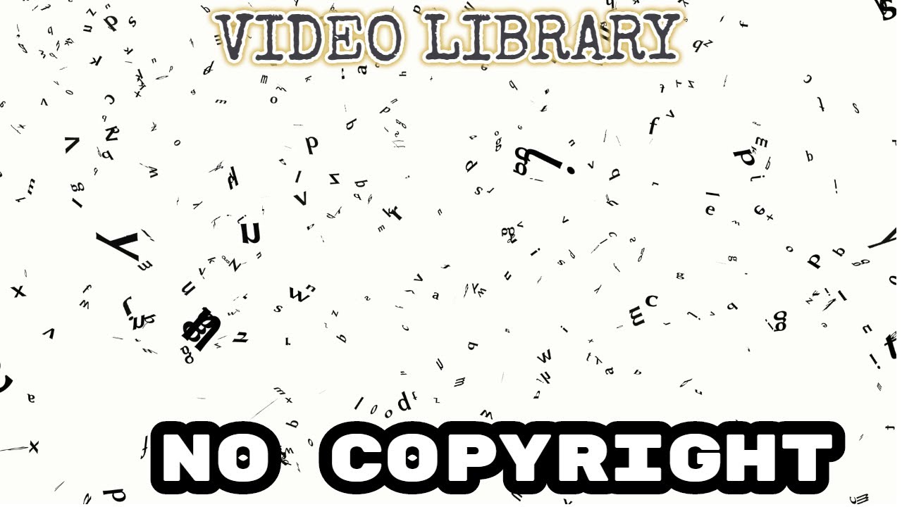 Raining letters Overlay Copyright Free - YouTube