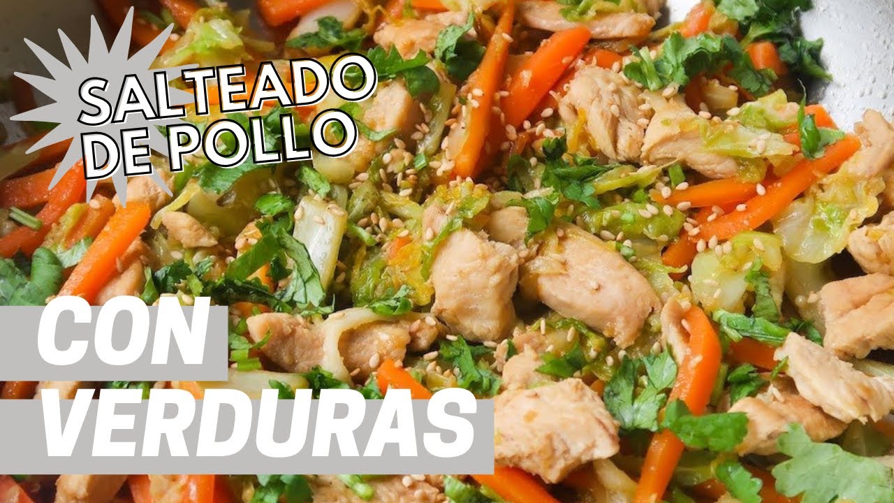 Vas a querer comer este salteado de repollo con pollo y verduras todos los días - Receta fácil ...