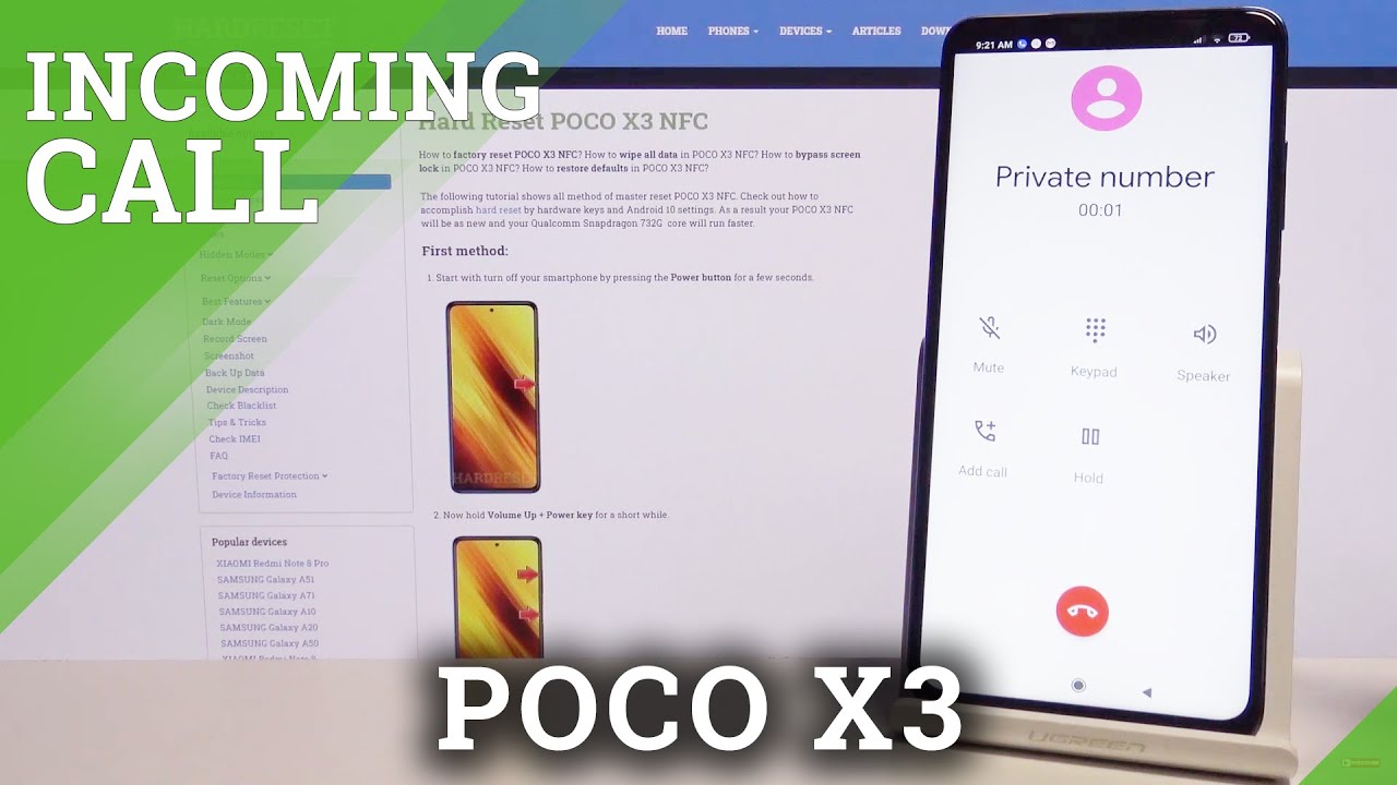 POCO X3 - Incoming Call Preview - YouTube