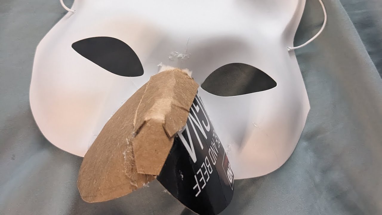 How to Make a Cat Mask Canine Snout! - YouTube