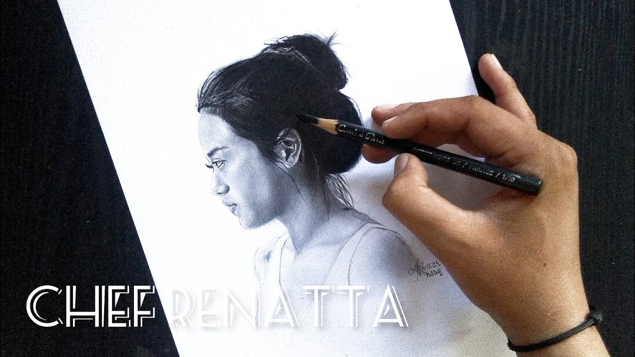 Cara Menggambar Wajah Realis dengan Pensil | Renatta Moeloek - YouTube