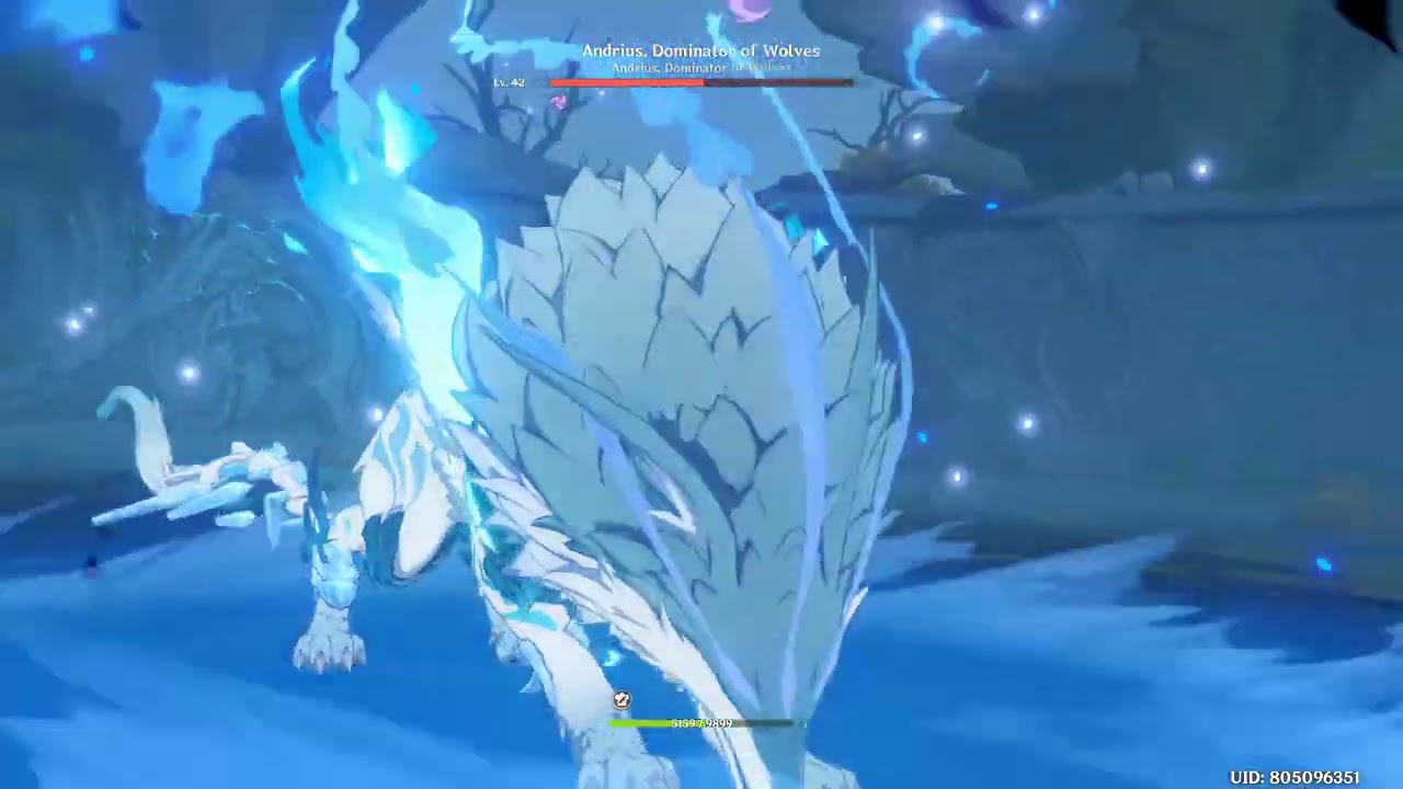 [Genshin Impact] Wolf Boss vs Beidou,Fischl & Xiangling Gameplay - YouTube