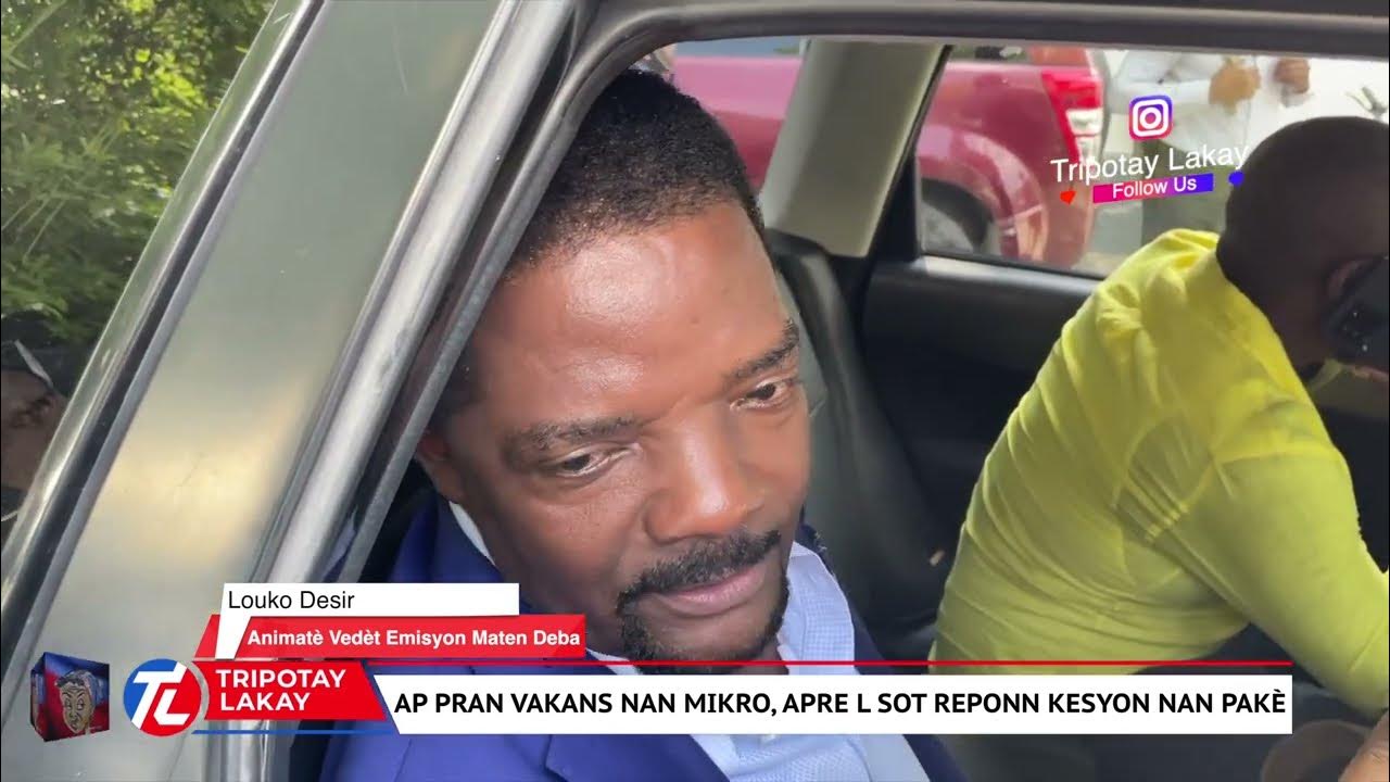 Flash! Louko Desir fenk anonse lap fè yon ti kanpe nan Mikro a. Komisè a voye l lakay li - YouTube