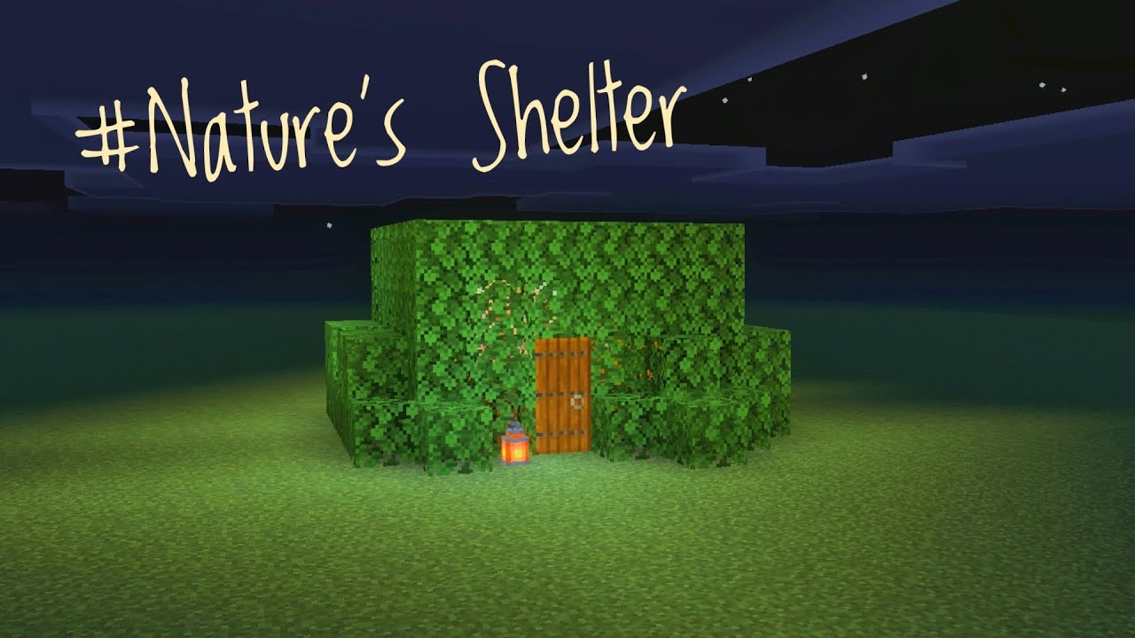 Building a Secret Leaf House in Minecraft | Nature’s Shelter 🍃 - YouTube