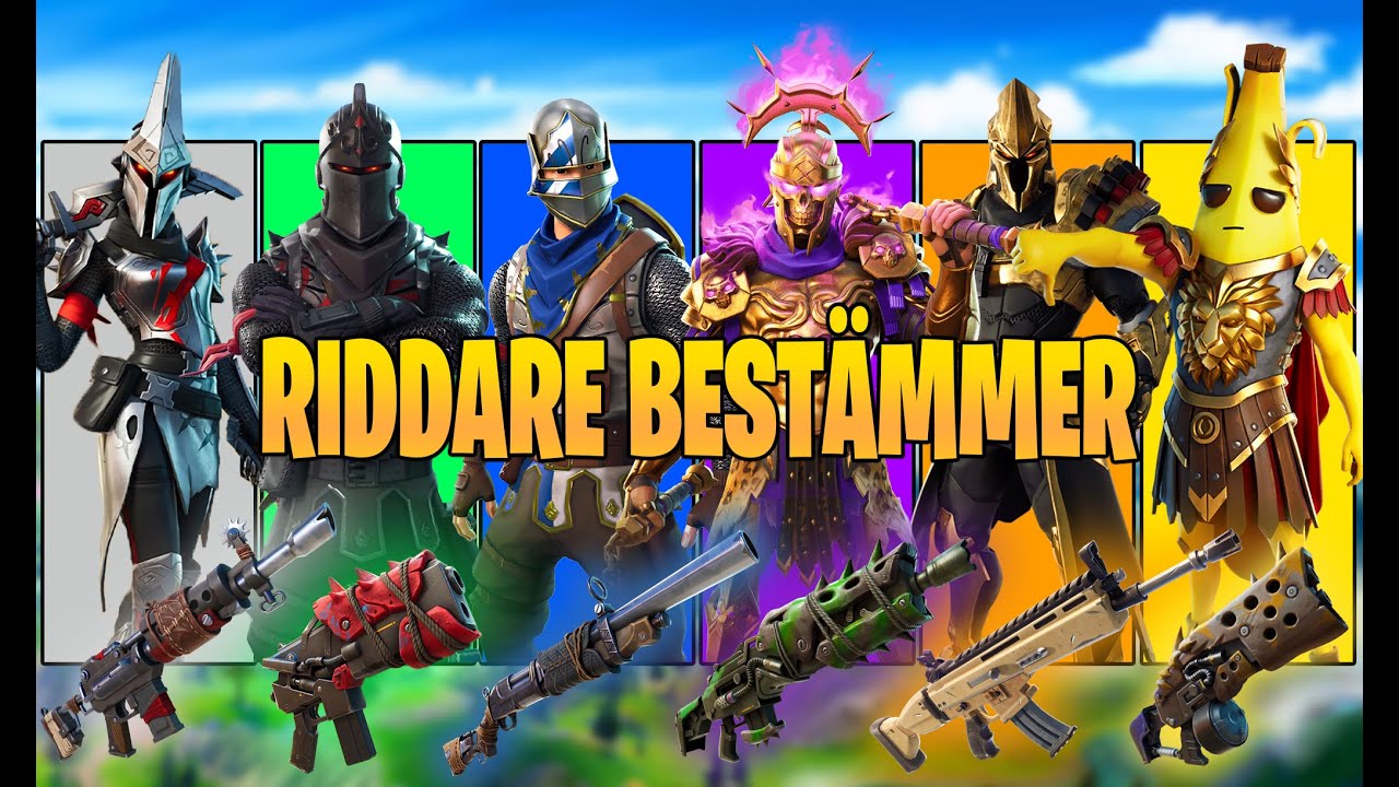 RIDDARE BESTÄMMER MINA VAPEN I FORTNITE - YouTube