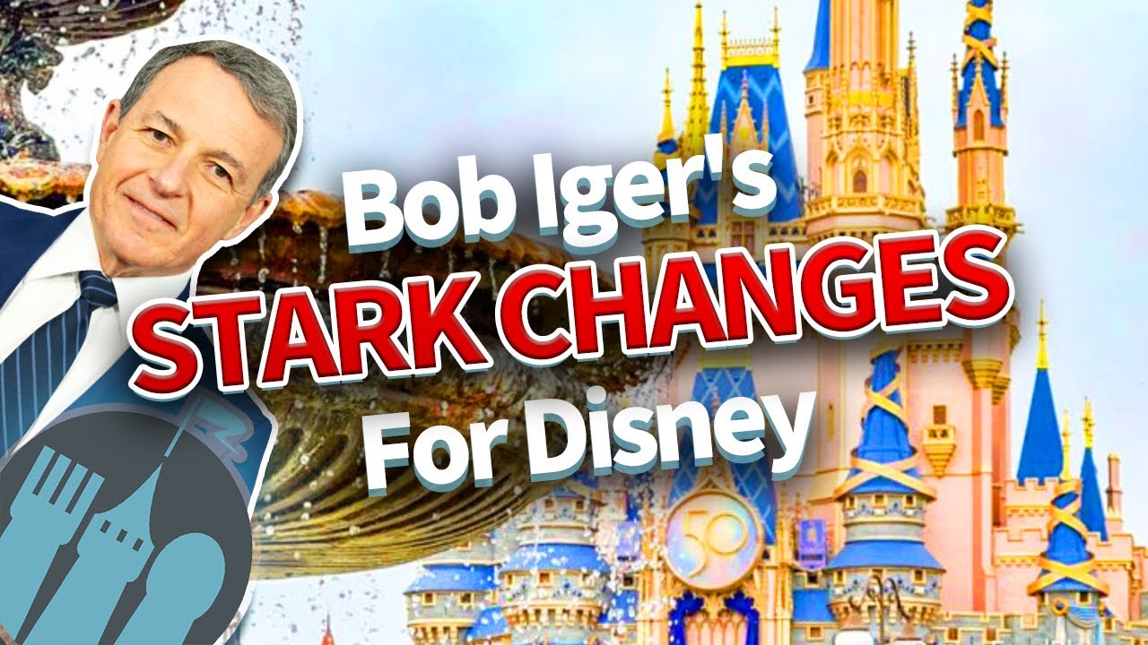 Bob Iger Announces Stark Changes For Disney - YouTube
