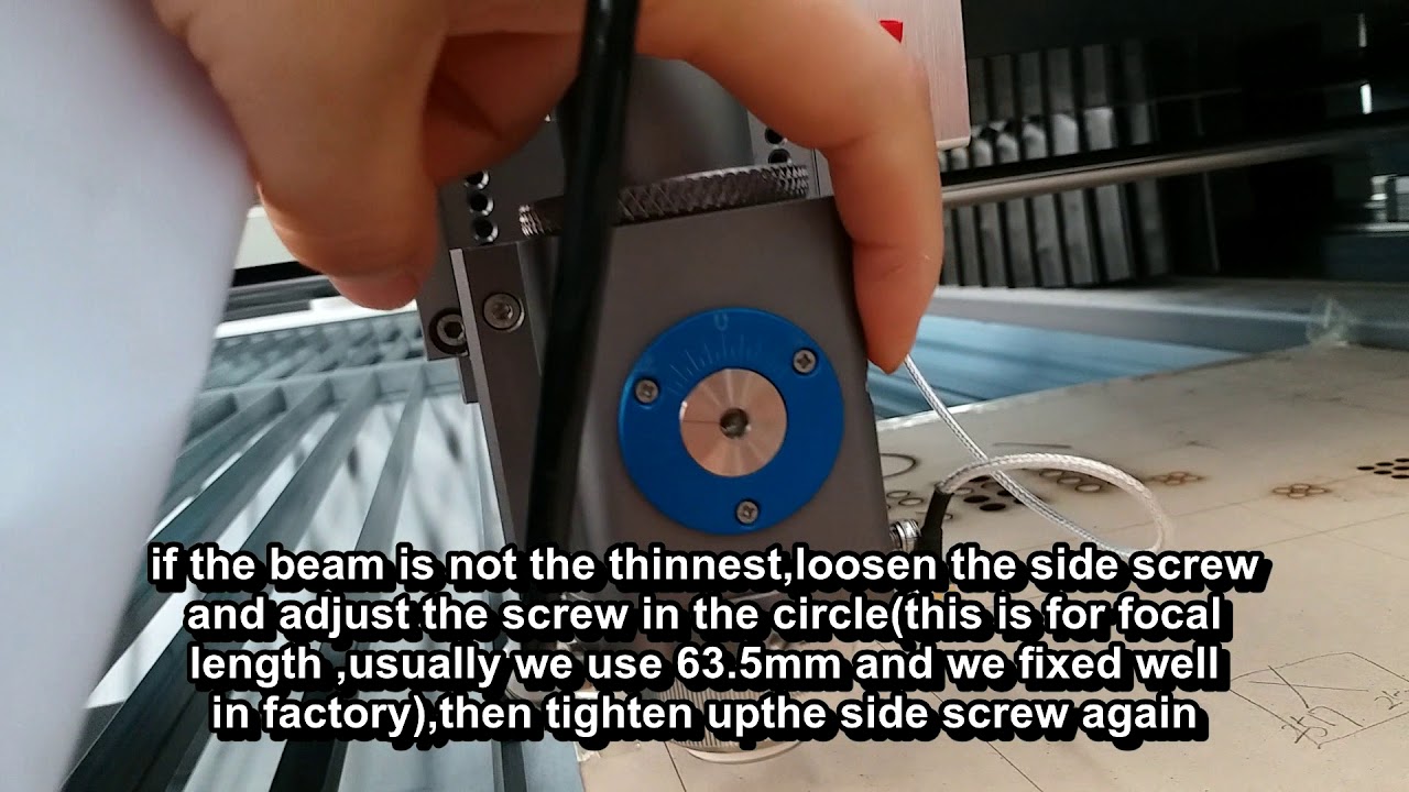 alignment of new type laser head - YouTube