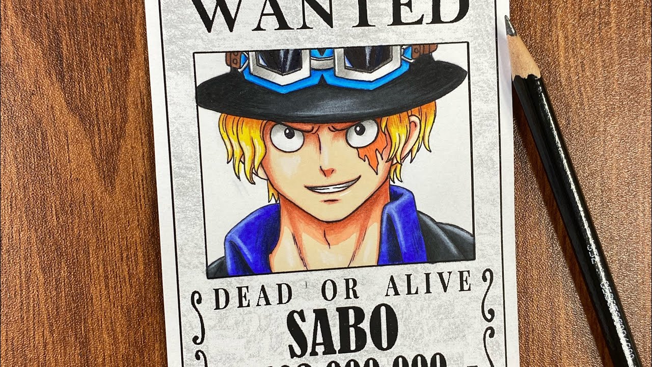 How to draw Sabo from One Piece - YouTube