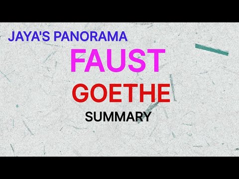 FAUST BY GOETHE - SUMMARY - YouTube