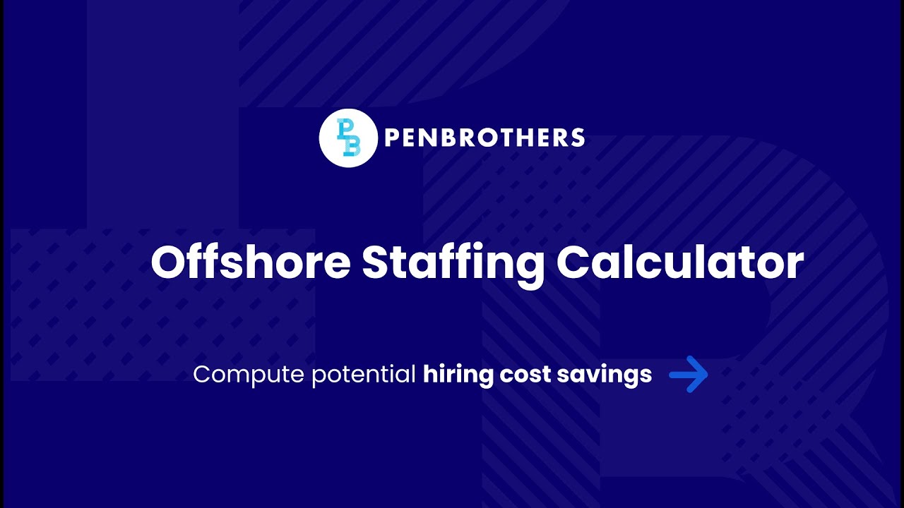 Introducing: Penbrothers Offshore Staffing Calculator - YouTube