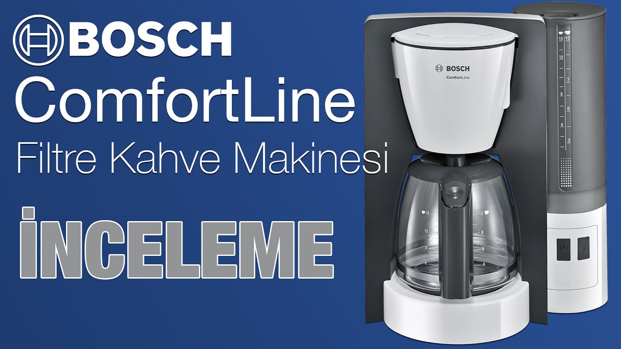 Bosch ComfortLine Filtre Kahve Makinesi İnceleme - YouTube