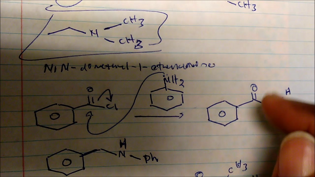 Making Amines, Imines, and Amides From Ketones and Aldehydes - YouTube