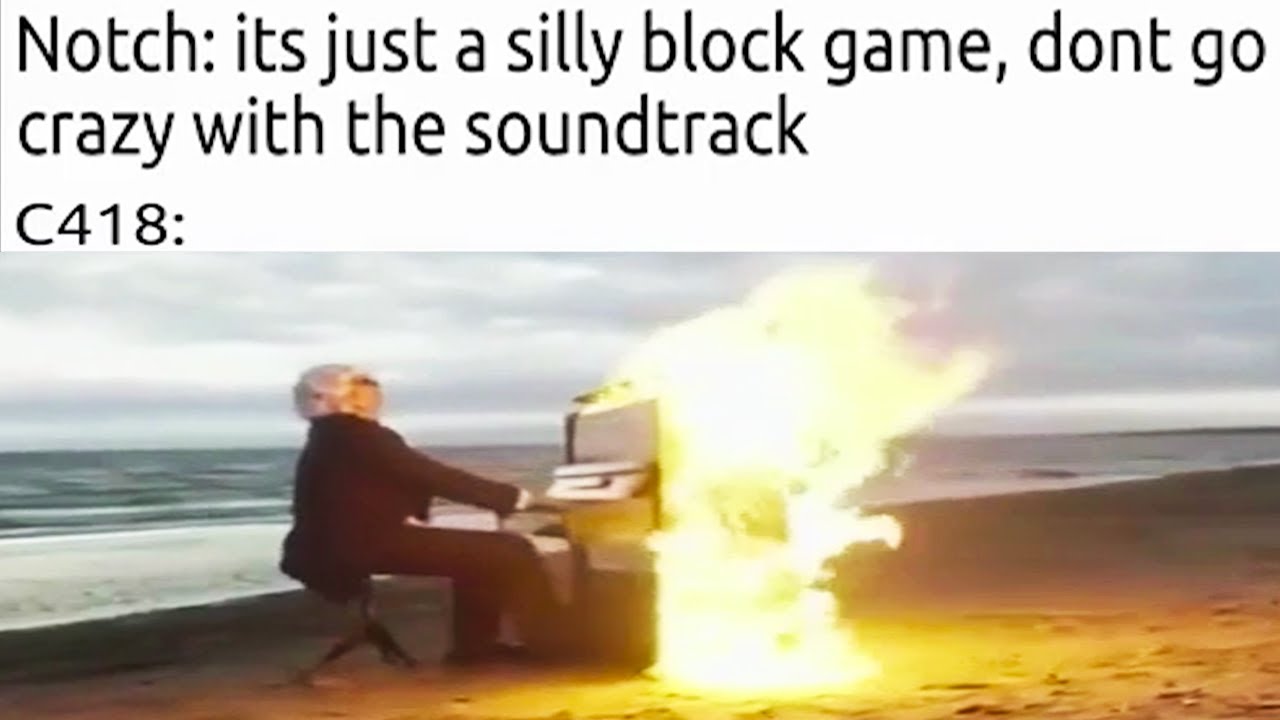 When C418 Makes a masterpiece for a block game meme... - YouTube