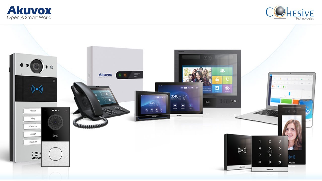 Smart VDP with Elegant Indoor Panel | Cloud-SIP-Premise | AKUVOX - YouTube