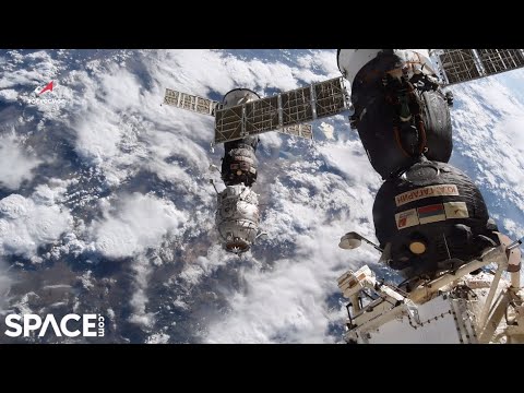 Pirs docking compartment departs space station in stunning time-lapse ...