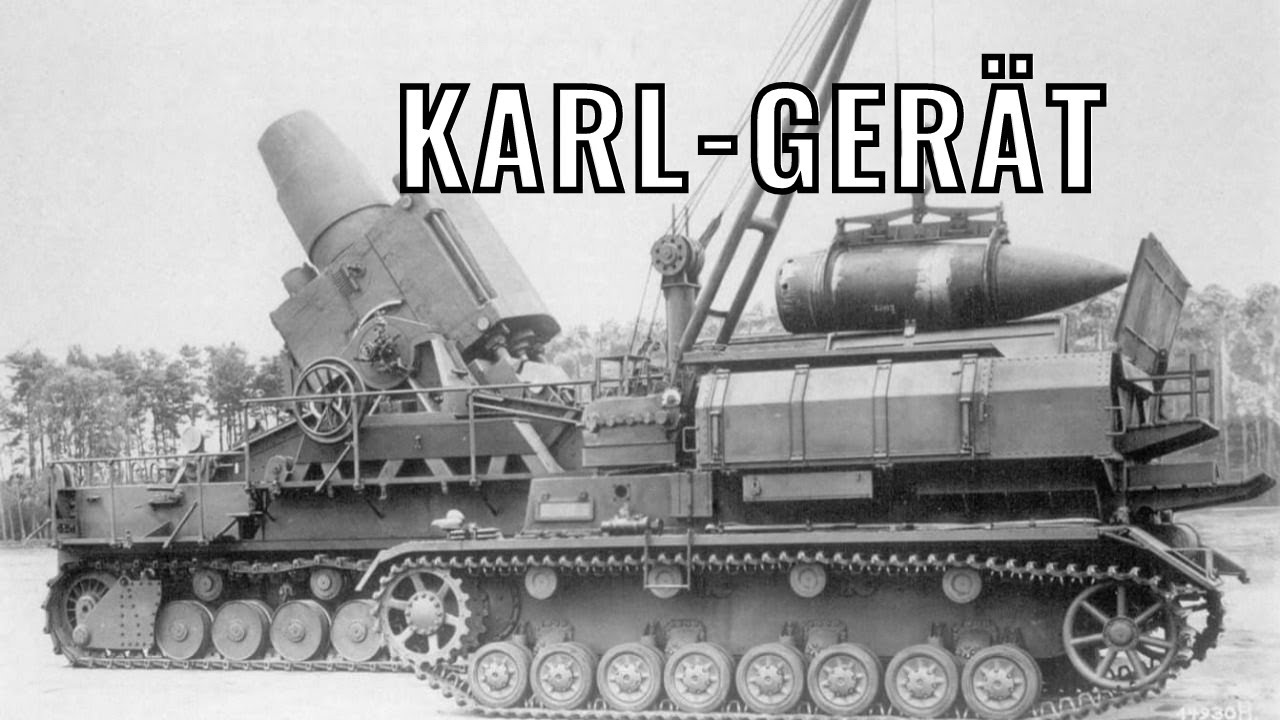 Karl-Gerät Nemacka artiljerija 600mm (Drugi svetski rat) - YouTube