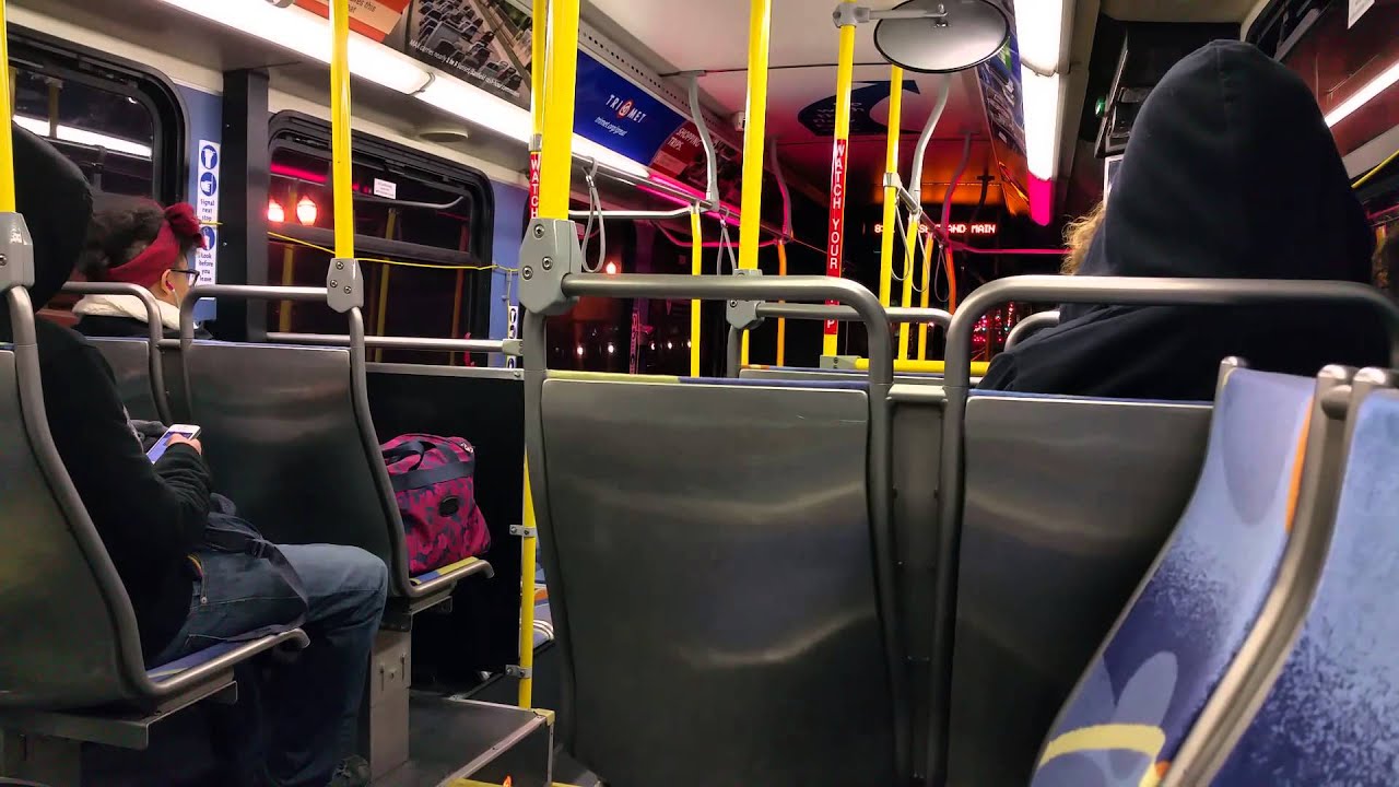 On Board Trimet New Flyer d40lf bus 2718 on the 6 - YouTube