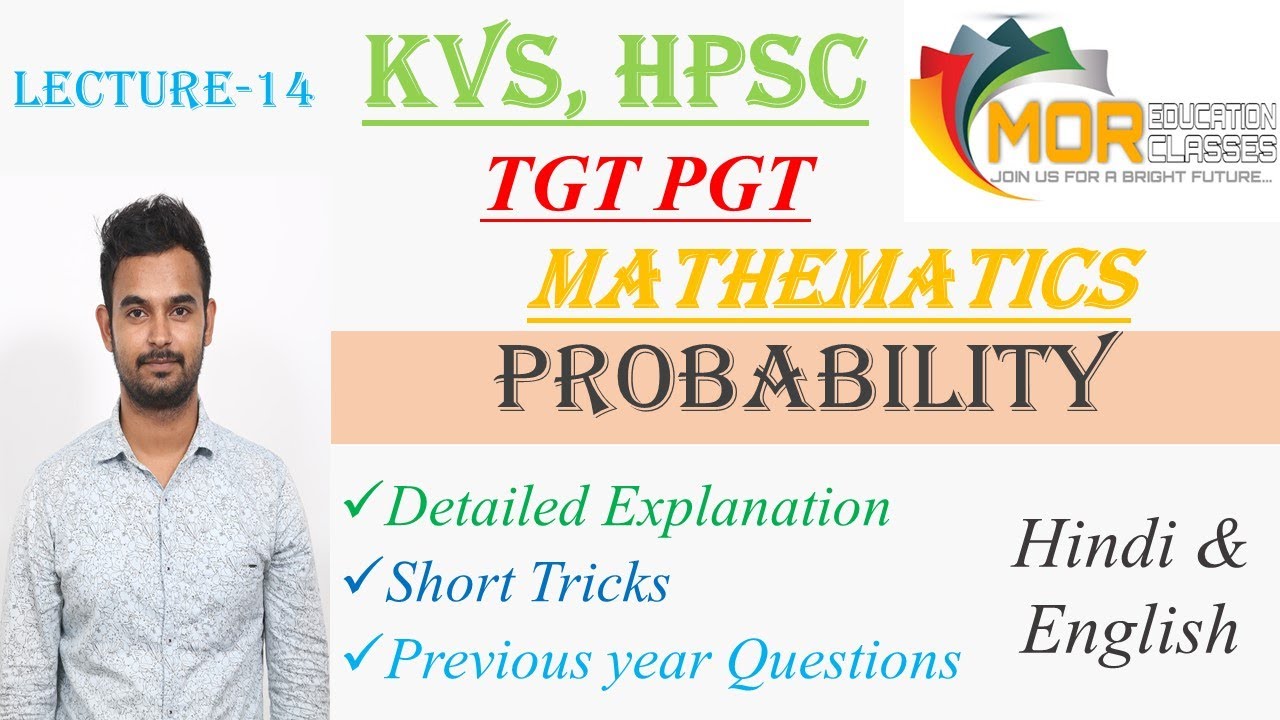 Lecture -14 | Probability | Full Free Batch of KVS - TGT, PGT, HPSC ...