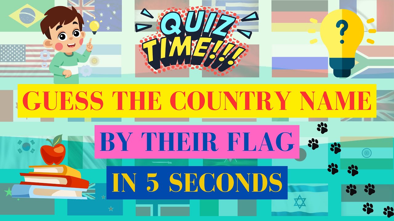 Guess The Flags 🇺🇸🇨🇳🇮🇳Challenge For Kids | KIDS FUN QUIZ. - YouTube