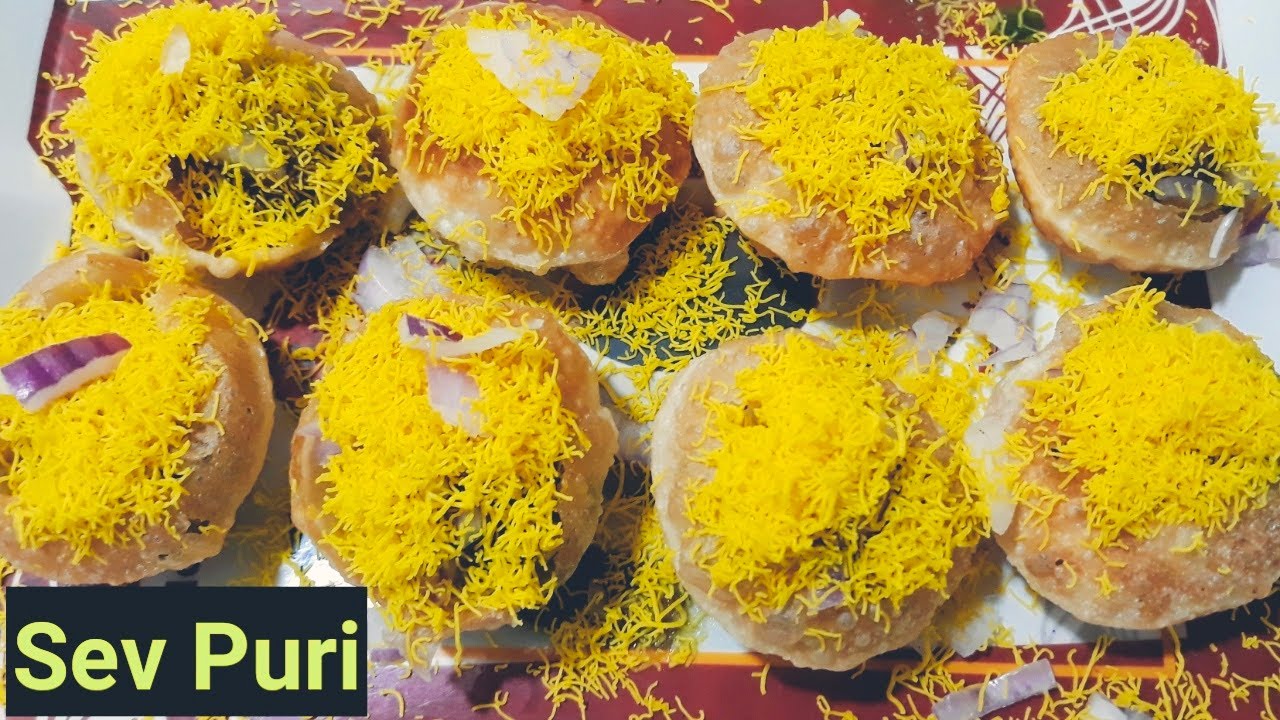 Sev Puri recipe | सेव पुरी | Mumbai street food Shev puri | - YouTube
