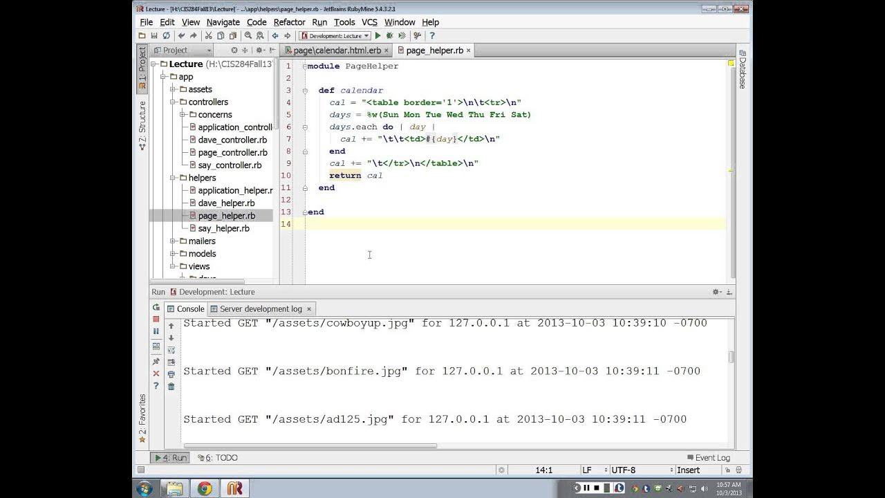 Ruby/Rails 4.0 - Lecture 7/29 - Views - YouTube