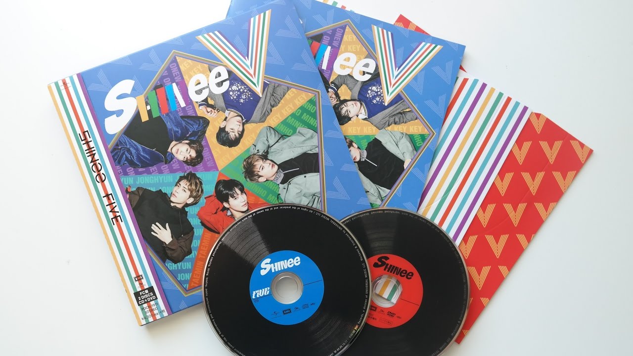 Unpackaging SHINee's FIVE Album [SWJ Version] - YouTube