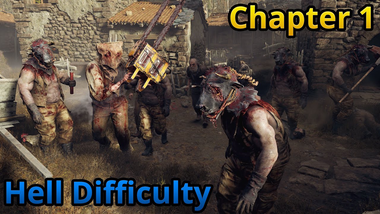 Resident Evil 4 Remake Hell Difficulty Challenge Chapter 1 - YouTube
