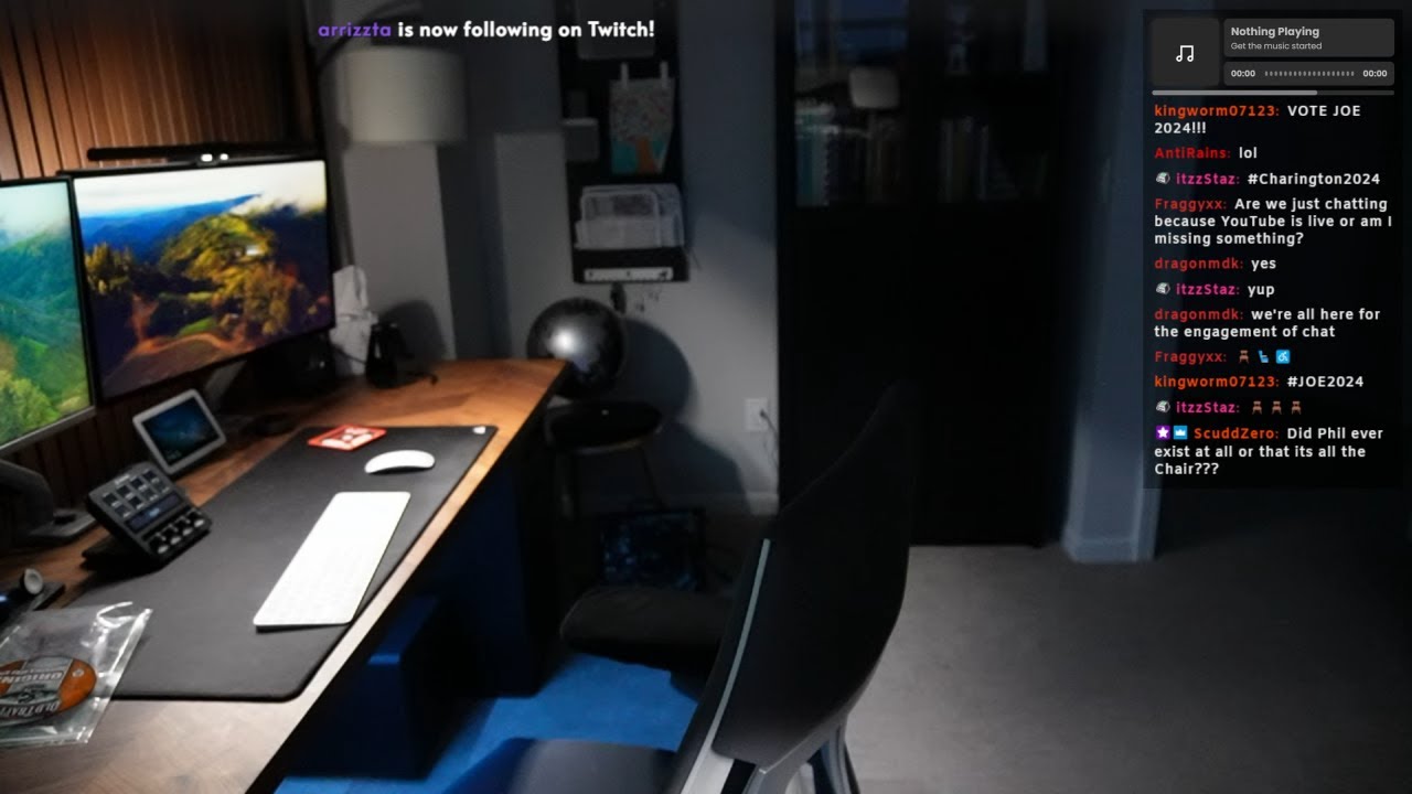 Accidentally Livestreaming a Chair for Two Hours - YouTube