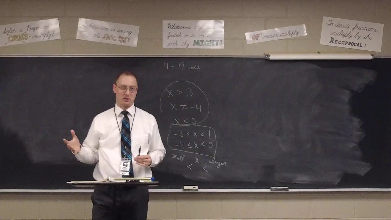 Pre-Algebra Lesson 67 - YouTube