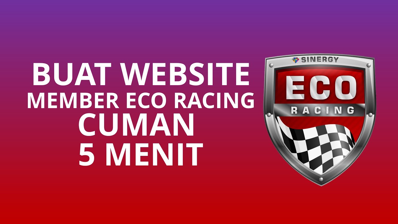 CARA MEMBUAT Website Member eco racing | 5 Menit Selesai Untuk ...
