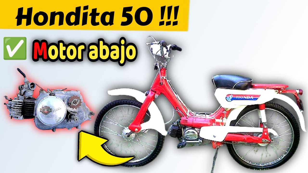 Honda PC50 Restauración – EP- 2 | Quitando el Motor y Preparando para ...