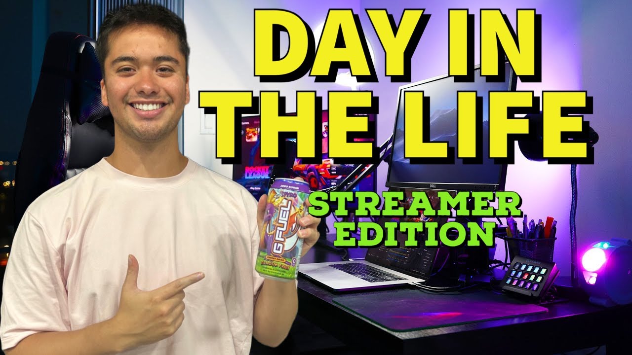Day In The Life: Of A Streamer / YouTuber - YouTube