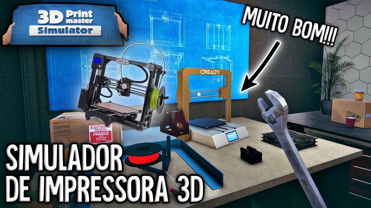 NOVO SIMULADOR de IMPRESSORA 3D Muito BOM! - 3D Print Master Simulator ...