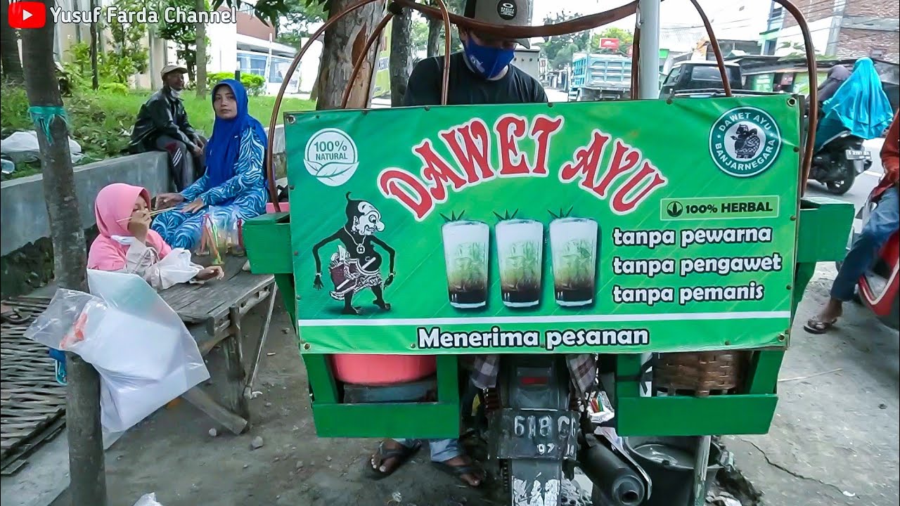 Jualan Pakai Motor 300 Porsi Es Dawet Amblas Youtube