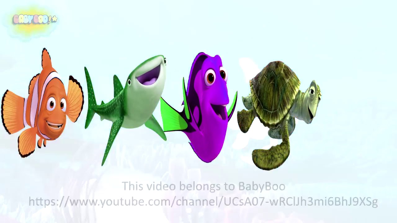 Finding Dory Finger Family Nursery Rhymes Song Learning Colors for Kids ...