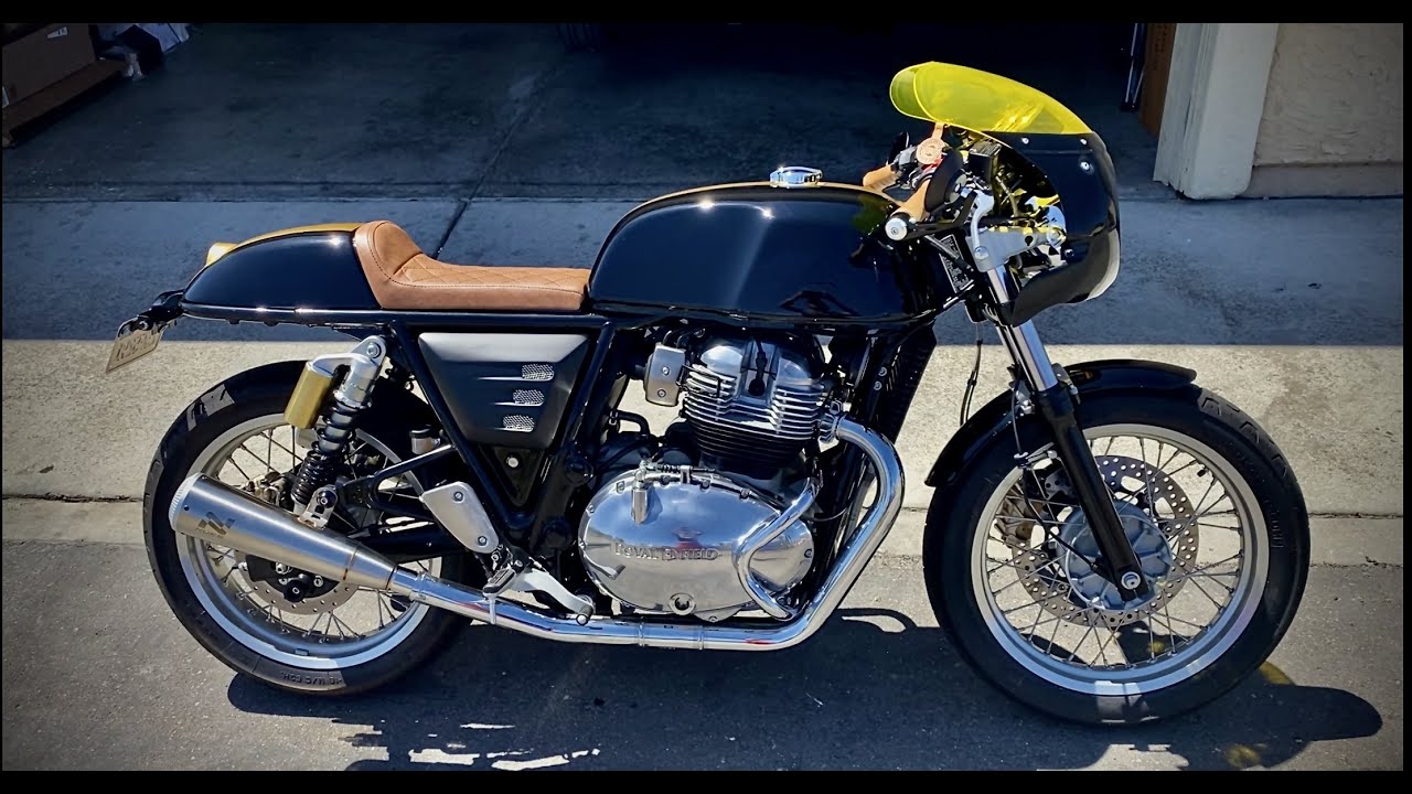 ROYAL ENFIELD CONTINENTAL GT 650 MODS - YouTube