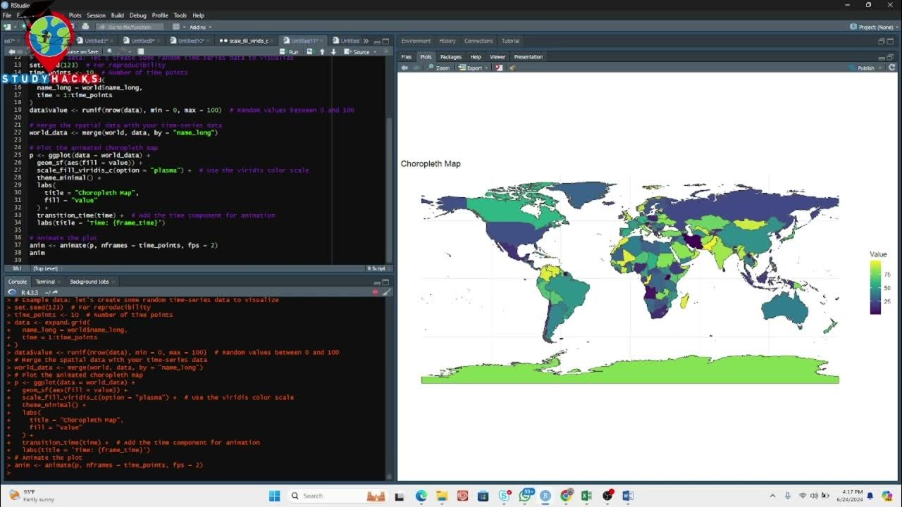 Animate Geographic Data with R: Complete Guide Using ggplot2 and gganimate - YouTube