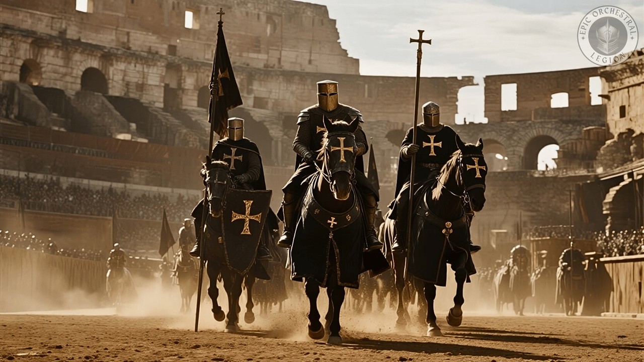 Golden Cross Crusaders: Echoes of Rome | Epic Battle Hymn & Gregorian ...