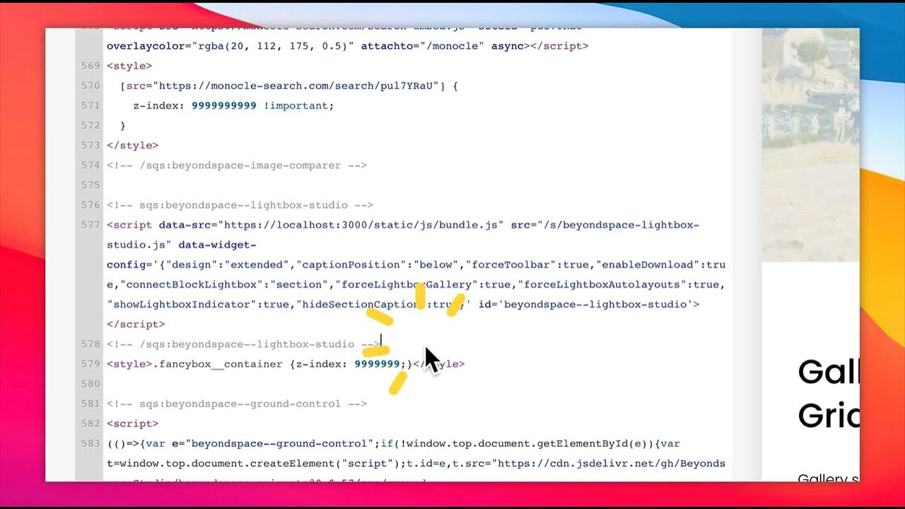 How to enable Lightbox for Slideshow & Reel Gallery Sections in Squarespace - YouTube