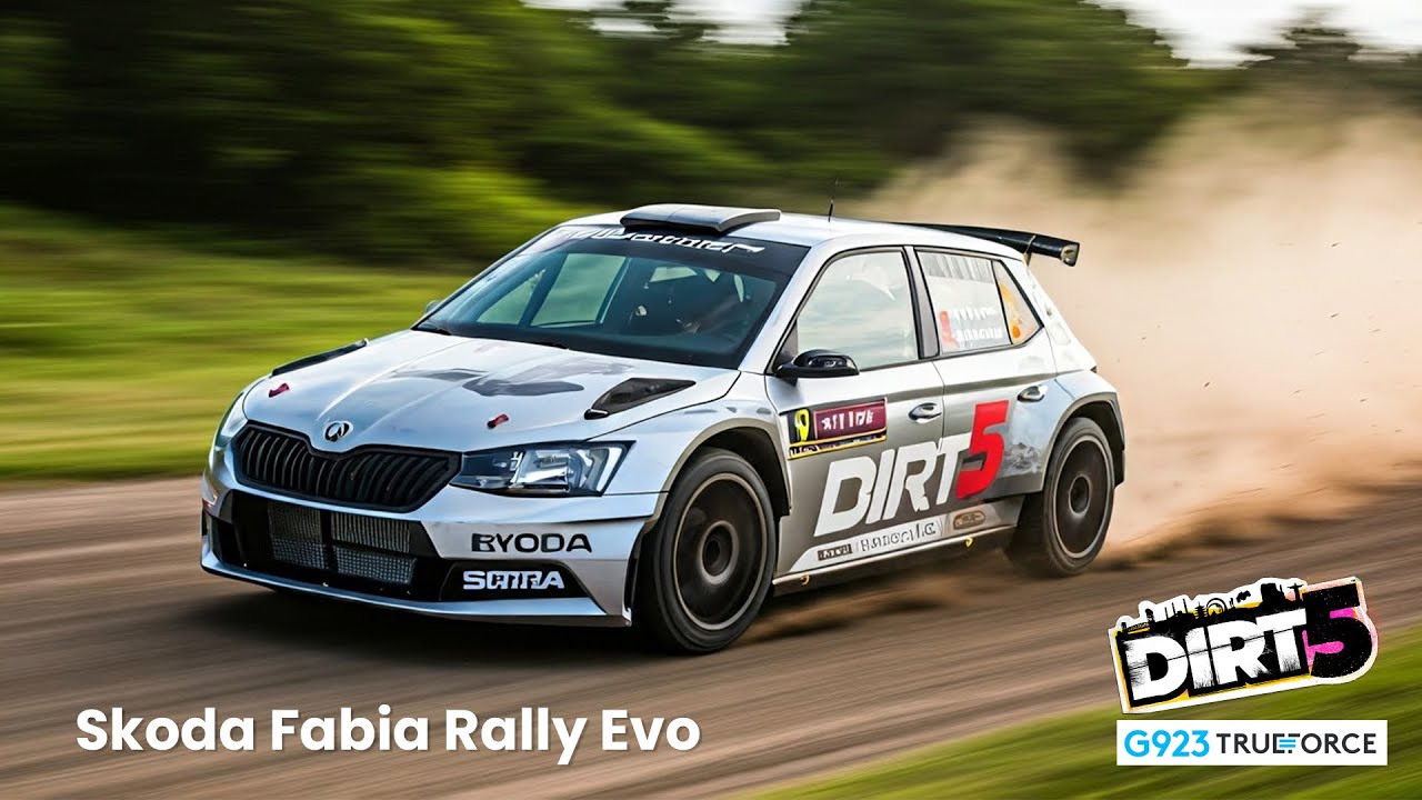 DiRT 5 | Skoda Fabia Rally2 Evo | Ultra Cross Dreyer Gate, Norway | Logitech G923 Gameplay - YouTube